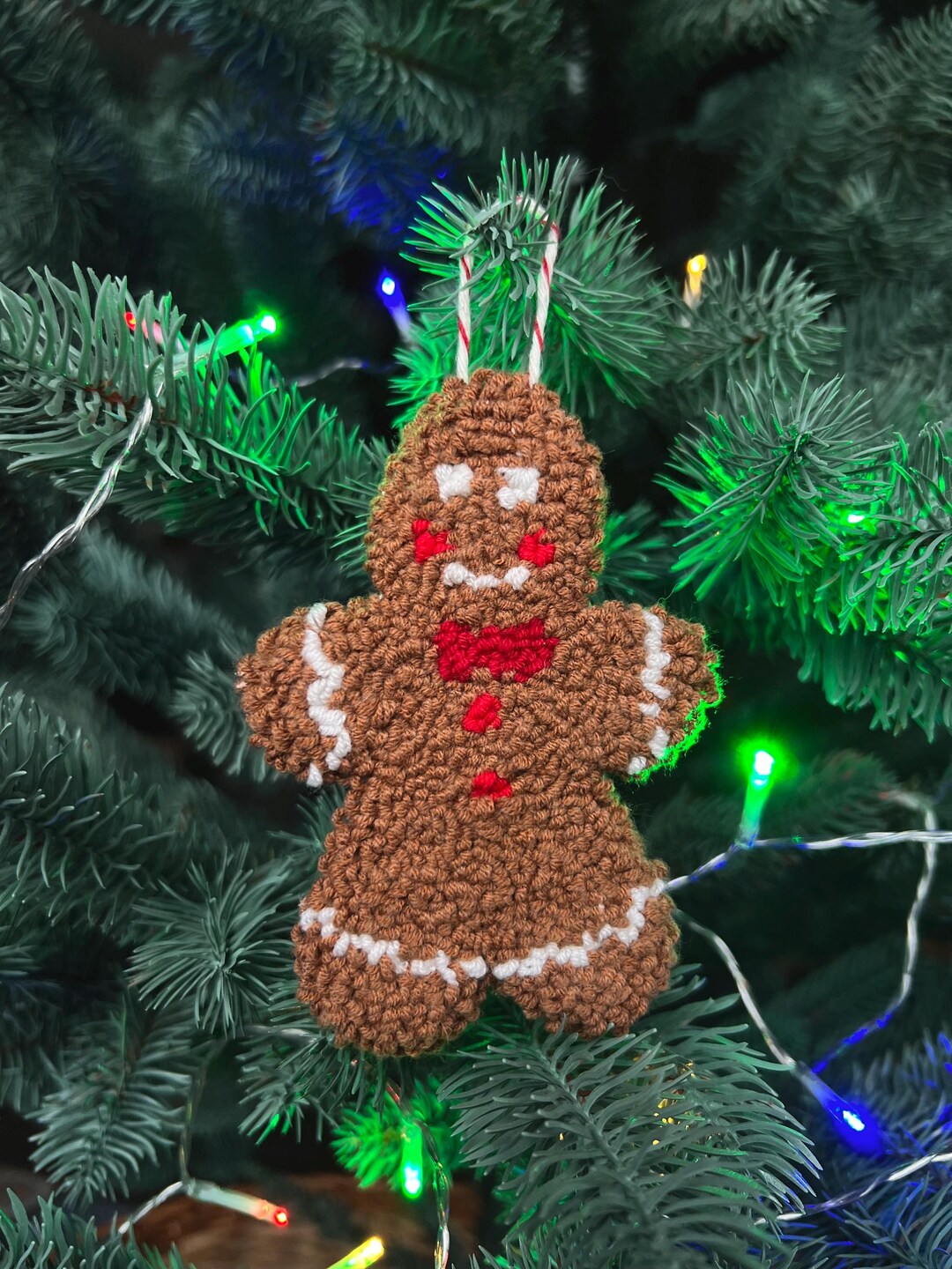 Gingerbread Man, Holiday Decoration, Christmas Tree Toy - Etsy