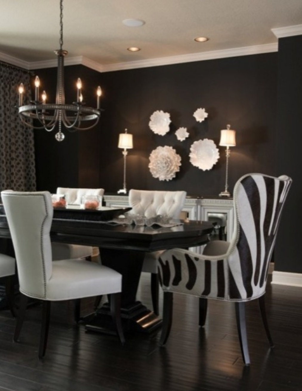 Large Global Views Ceramic Wall Decor Carnation Pearl White Floral Art ...