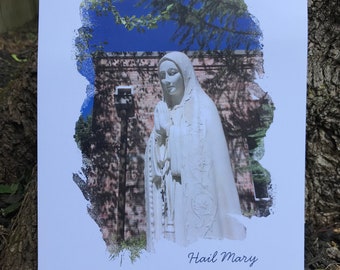 Hail Mary Statue - Etsy