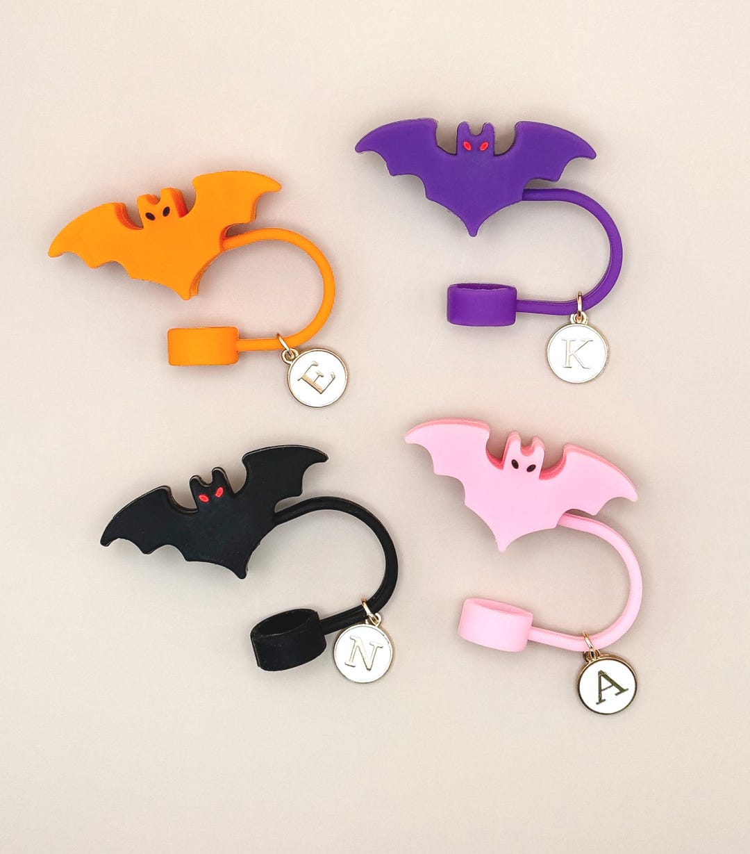Bat Straw Topper, Silicone Straw Cover, Stanley Tumbler Accessories ...