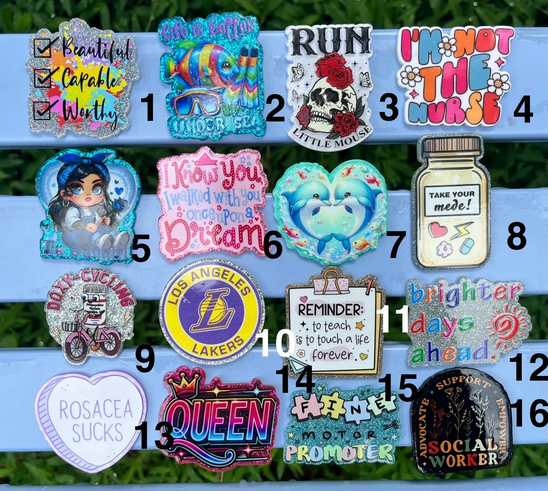 Interchangeable Badge With Velcro Back - Etsy