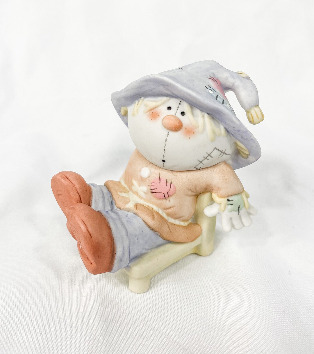 Vintage Bumpkins Figurine Cute Scarecrow Figurine Harvest - Etsy