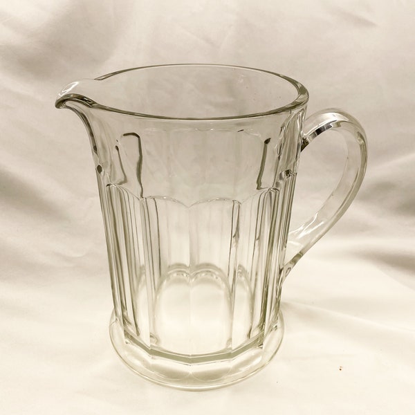 Heavy Glass Pitcher - Etsy