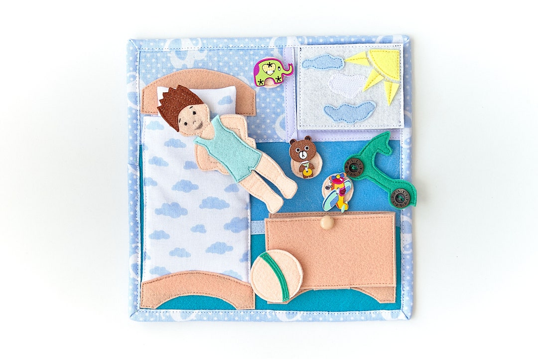 Felt Board Day and Night, Busy Board for Sensory Activity, Montessori ...
