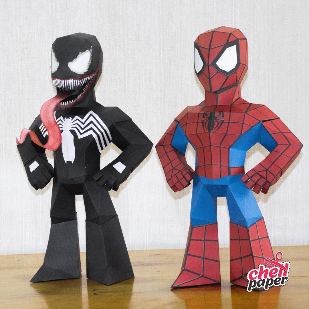 Spiderman, Spider-man, Deadpool, Wolverine, Papercraft, Diy, X-men ...