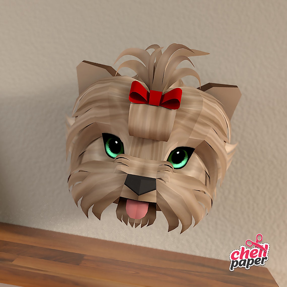 3D Papercraft Yorkshire Papercraft Template Diy Papercraft - Etsy