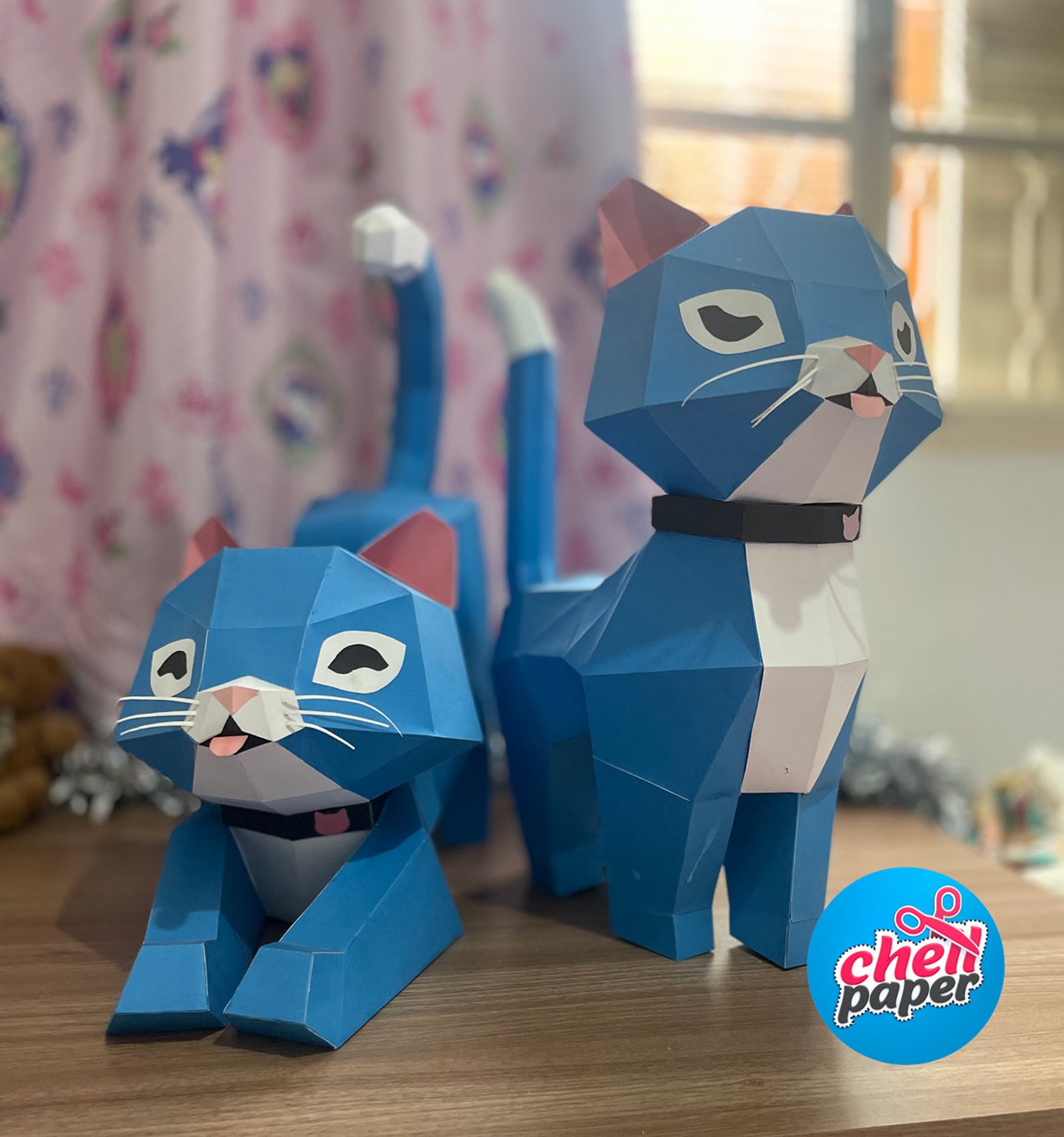 Cat Papercraft, Paper Sculpture, Cat Sculpture, Paper Art, Cat Art ...
