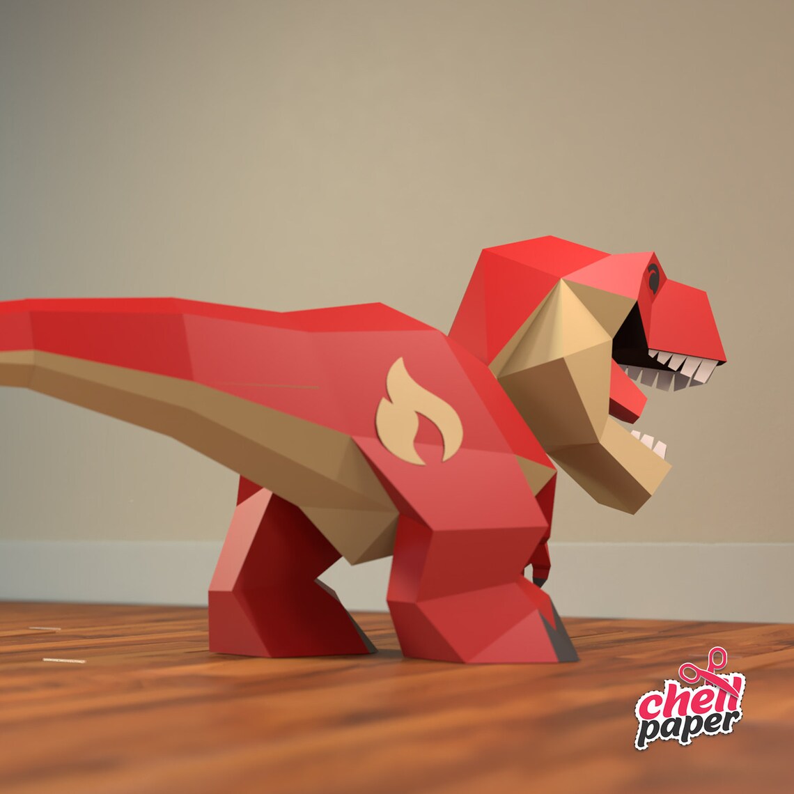 Tyrannosaurus Rex Tiranossauro Trex Dinosaur Papercraft - Etsy