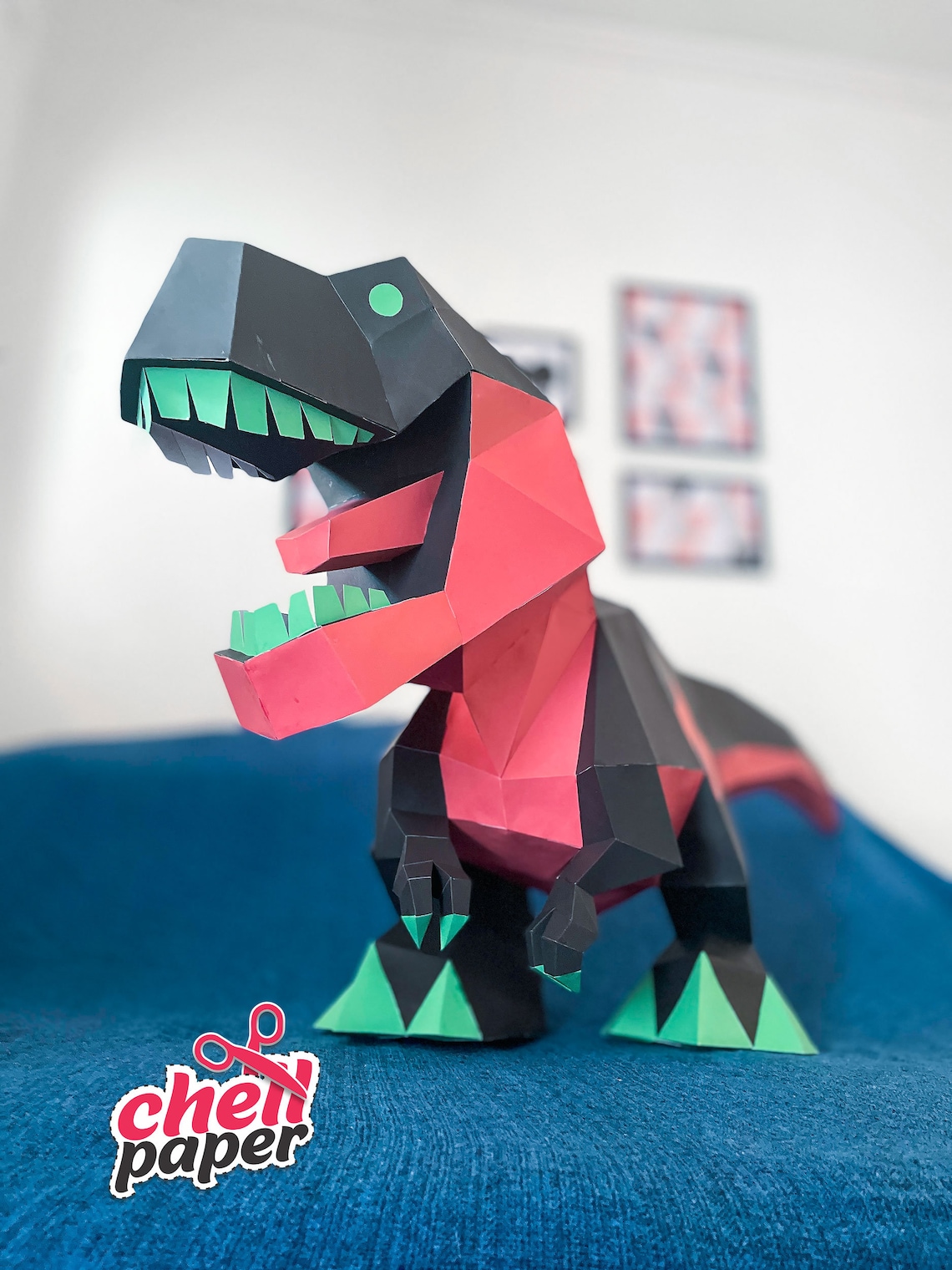 Tyrannosaurus Rex Tiranossauro Trex Dinosaur Papercraft - Etsy