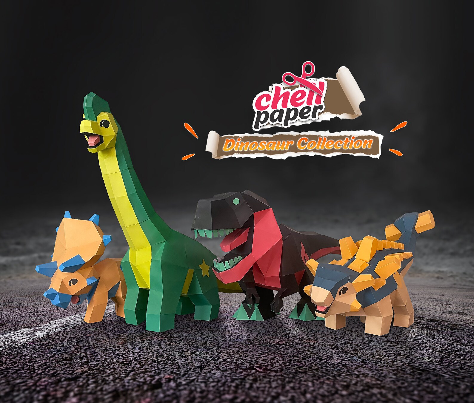 Tyrannosaurus Rex Tiranossauro Trex Dinosaur Papercraft - Etsy