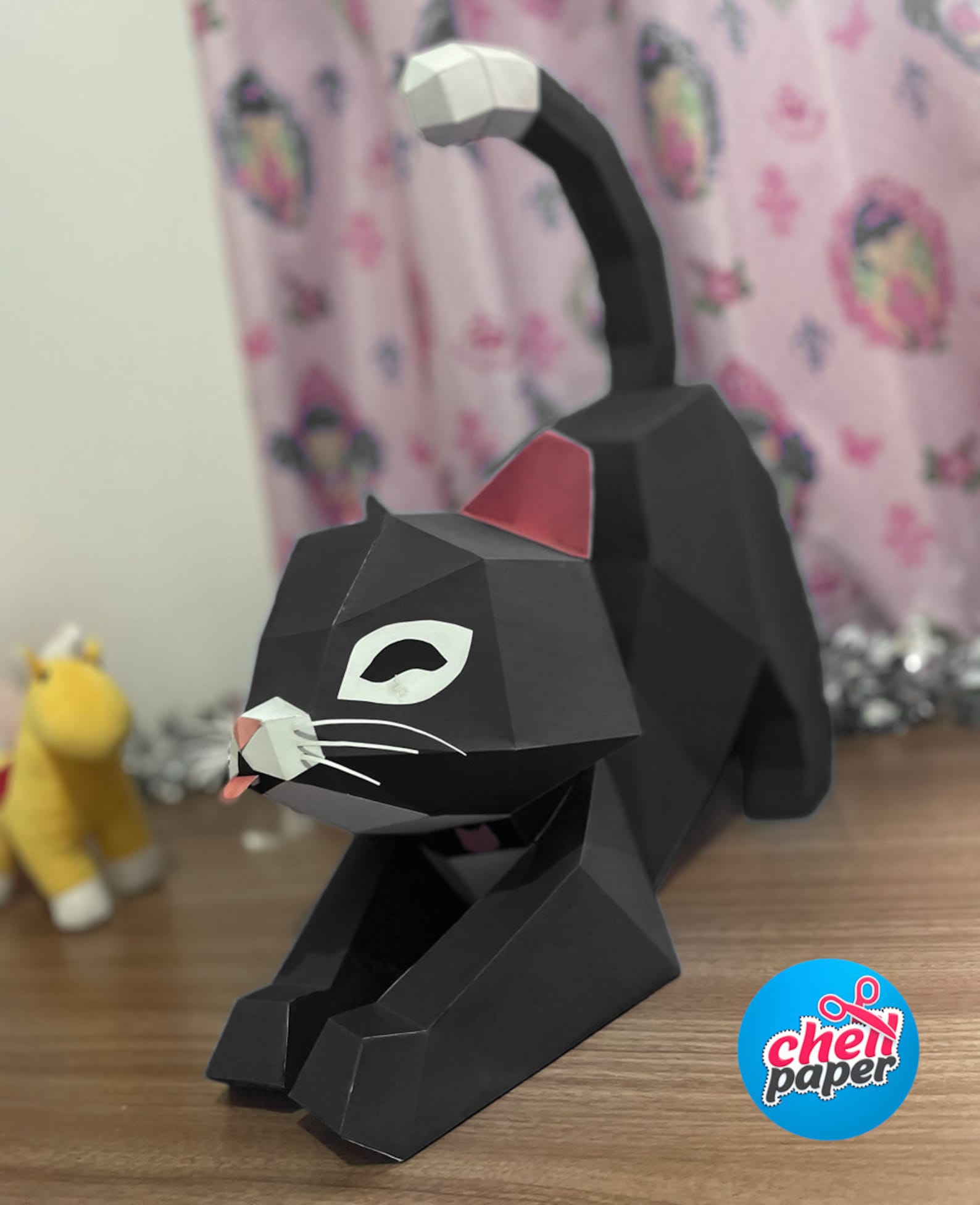 Cat Papercraft, Paper Sculpture, Cat Sculpture, Paper Art, Cat Art ...
