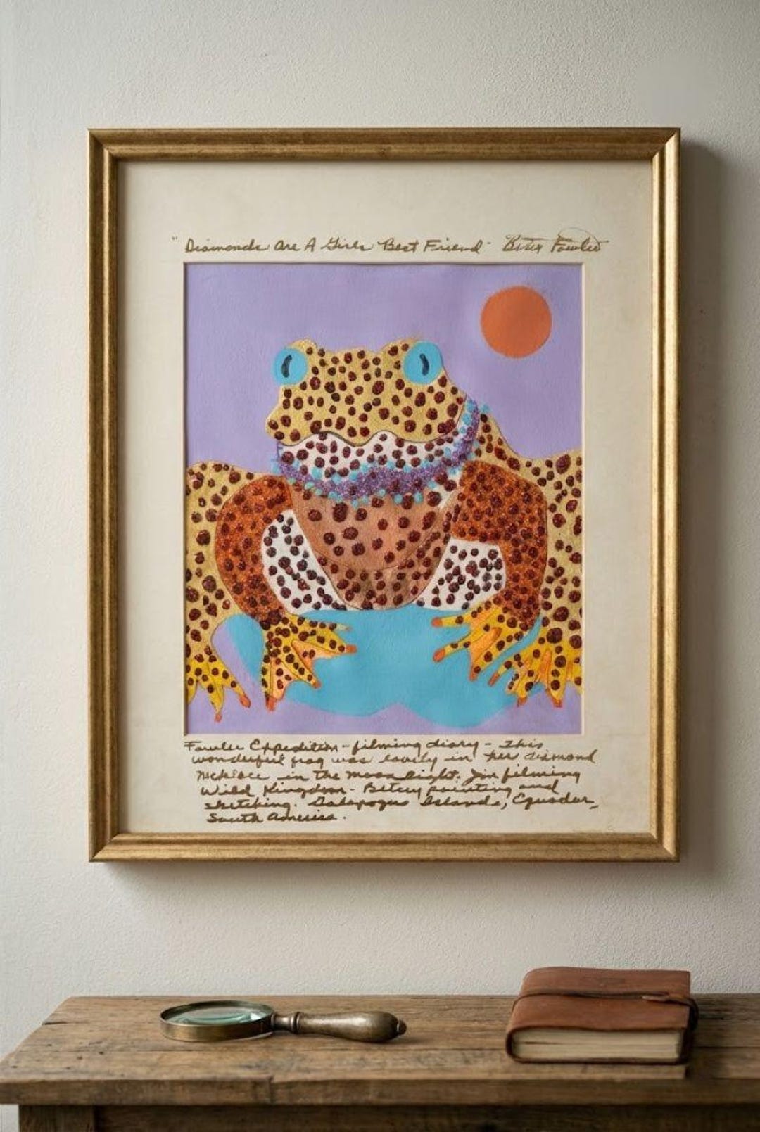 Original Betsey & Jim Fowler Signed Art - Wild Kingdom Animal Planet ...