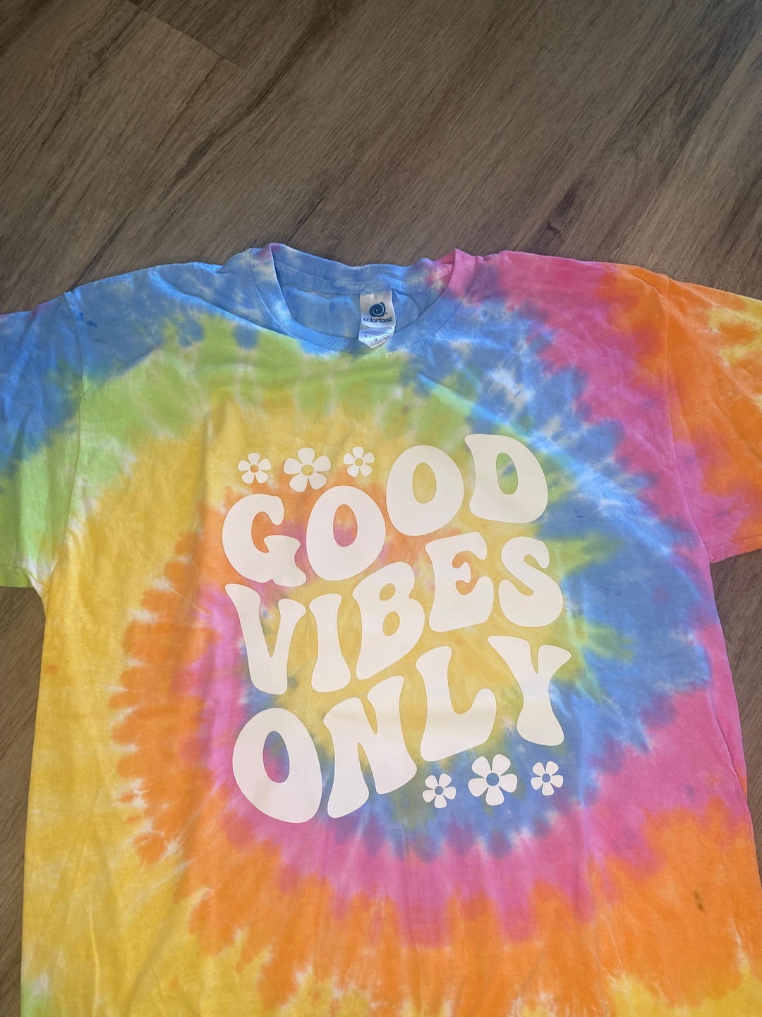 Rainbow Tie Dye T-shirt, Color Changing Tie Dye Shirt, Pastel Tie Dye ...