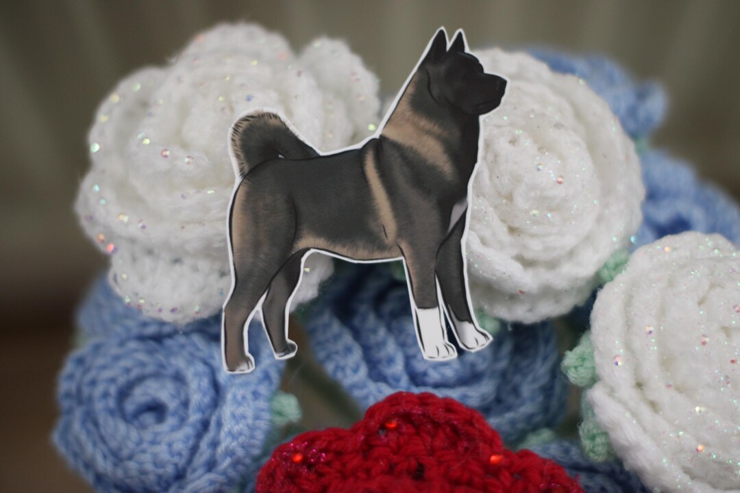 Akita Stickers, Brown Dog Decals, Laptop Accessories, Car Bumper ...