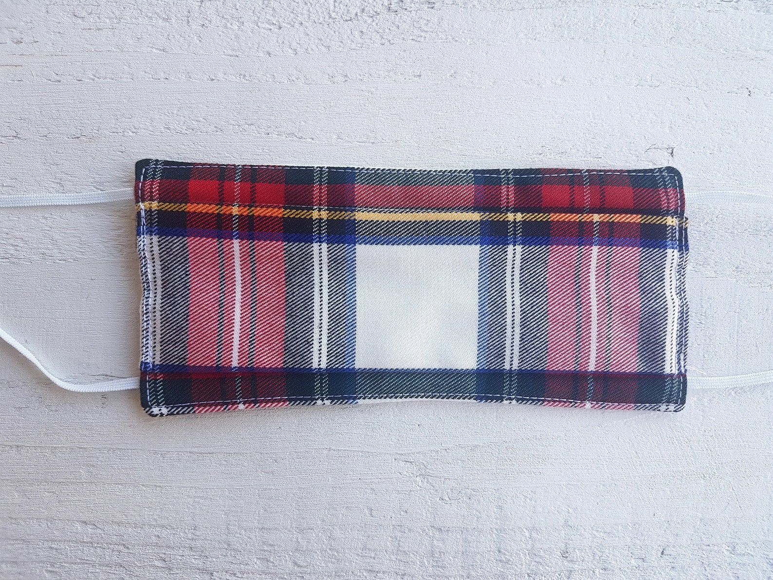 Plaid Face Mask, 3 Layer Face Mask, Reusable Face Mask, 3 Layer Mask ...