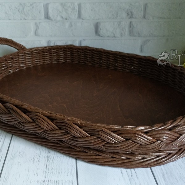Wicker Tray - Etsy