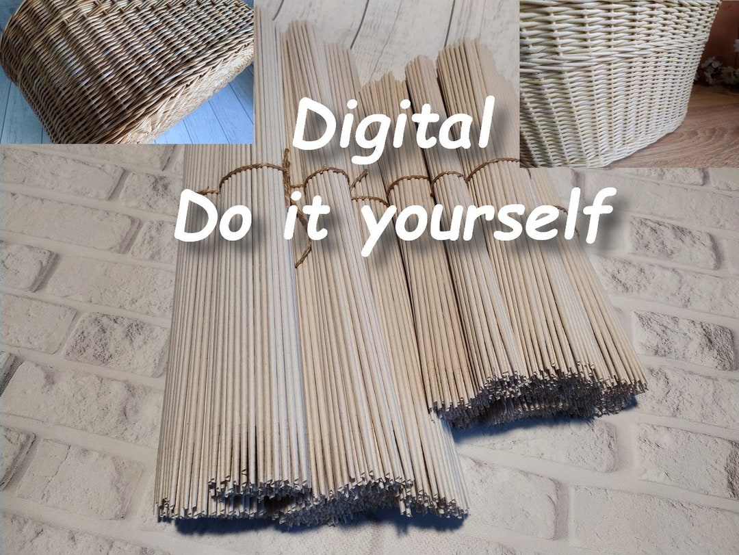 Make a Paper Vine for Weaving Baskets. Digital Instruction in Format ...