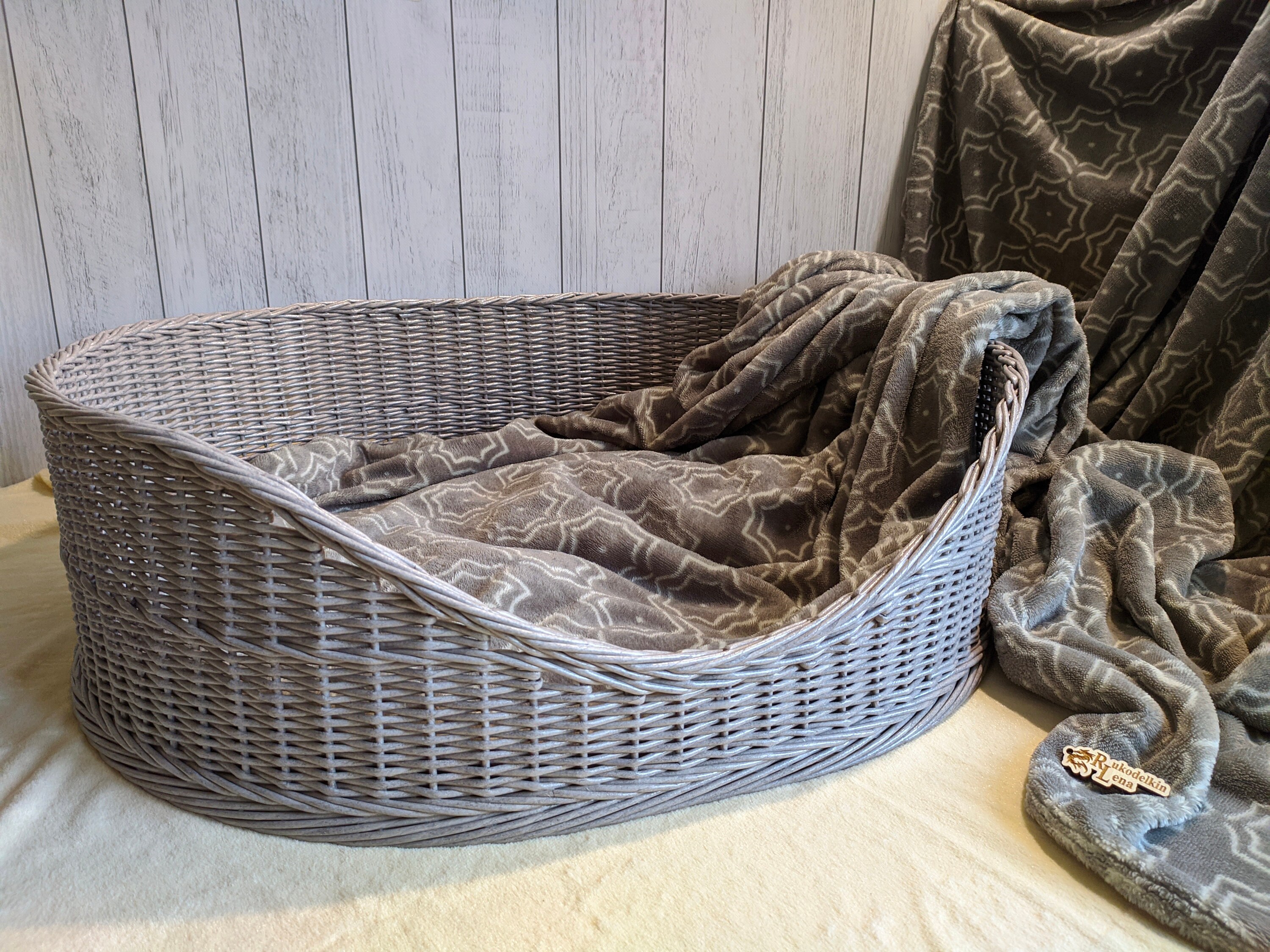 Basket for Dogs and Cats, Small and Medium Basket for Dogs, Pet Bed ...