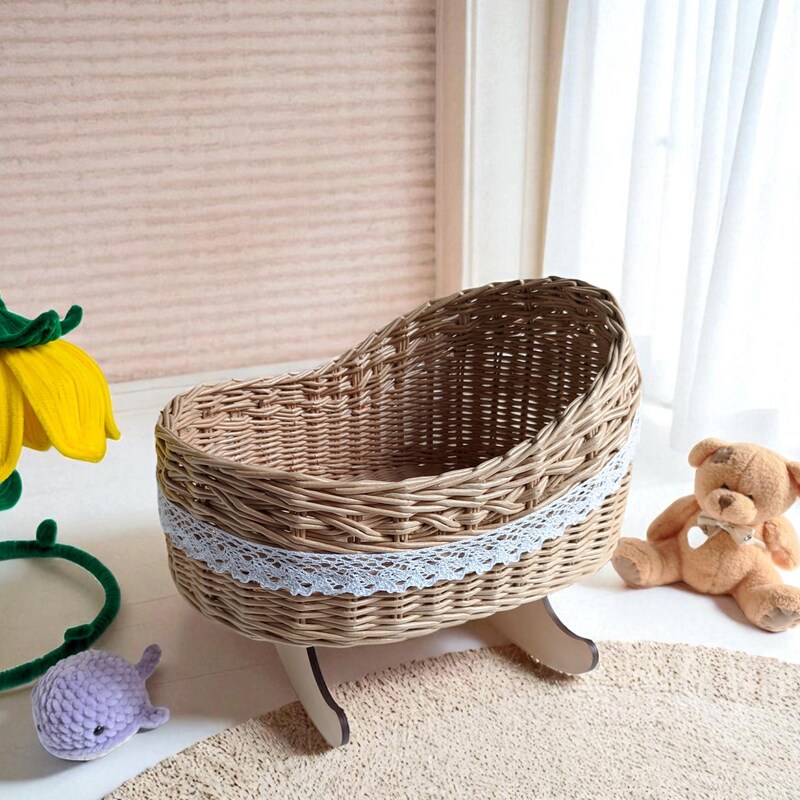 Wicker Crib - Etsy
