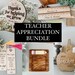 Teacher Appreciation Gift Bundle SVG, Teacher Appreciation SVG, Laser ...