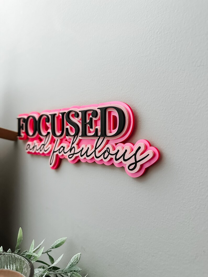 Focused and Fabulous SVG Glowforge Digital File - Etsy