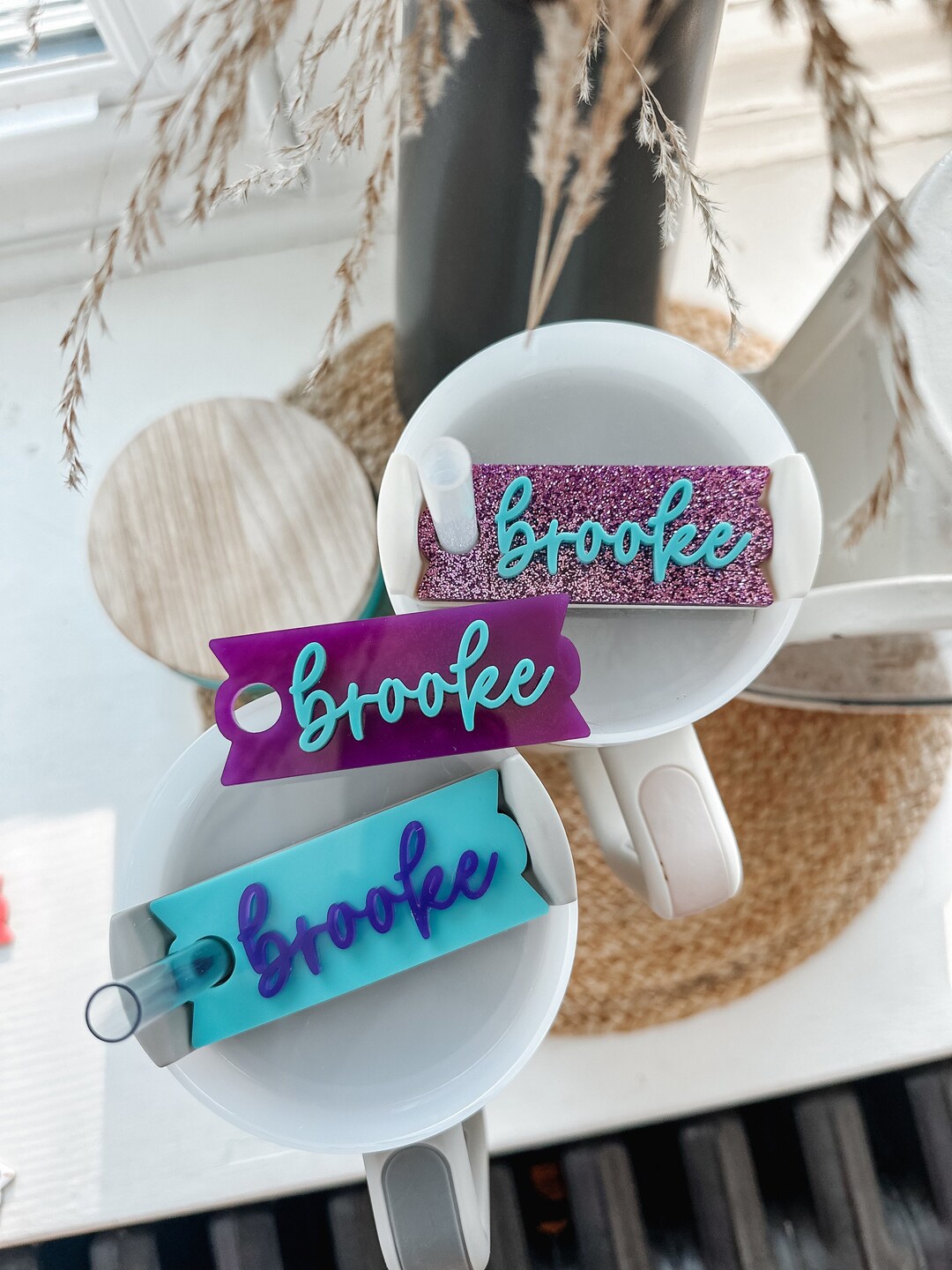 Deep Purple Stanley Topper, Stanley Name Plate, Stanley Name Topper ...