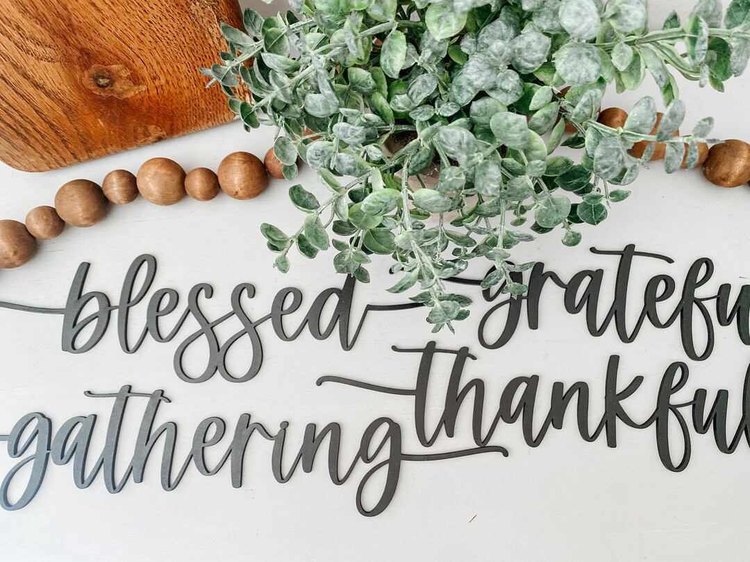 DIGITAL FILE, Table Words SVG, Fall Table Words, Glowforge Laser File ...