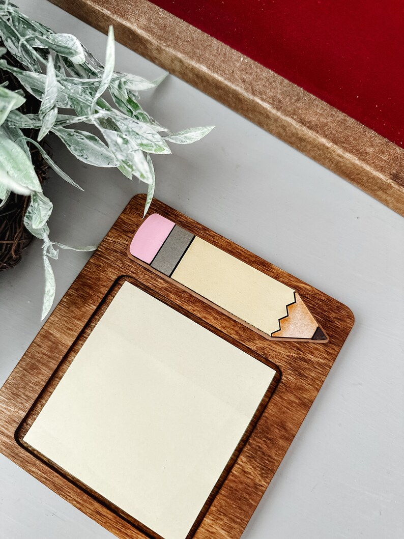 Pencil Sticky Note SVG Teacher Gift SVG Teacher Christmas - Etsy