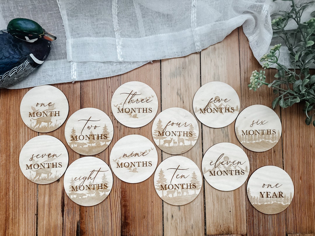 Outdoor Theme Milestone SVG, Baby Milestone SVG, Milestone SVG, Baby ...