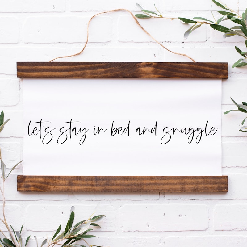 Lets Cuddle Sign - Etsy