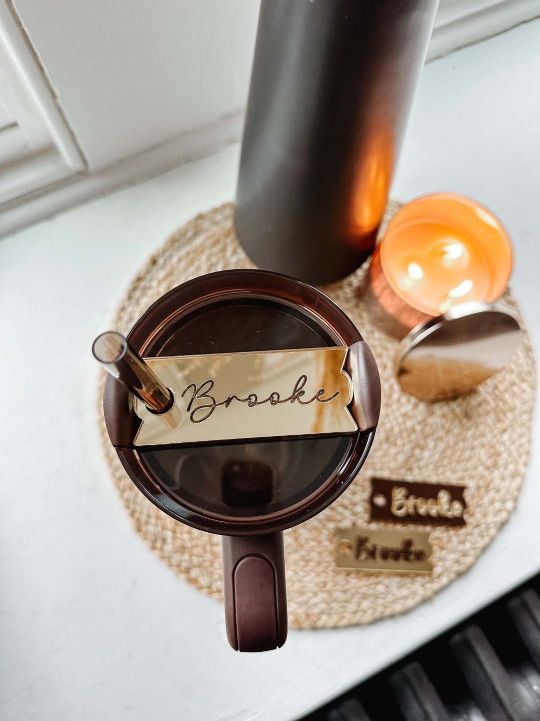 Chocolate & Gold Stanley Topper, Gold Stanley Topper, Brown Stanley ...