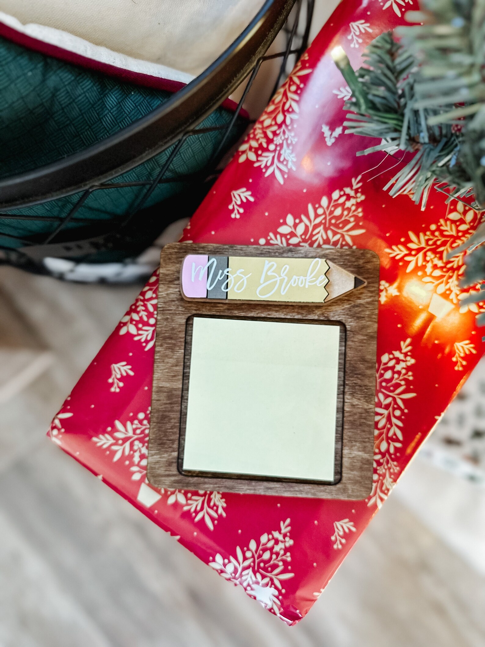 Pencil Sticky Note SVG Teacher Gift SVG Teacher Christmas - Etsy