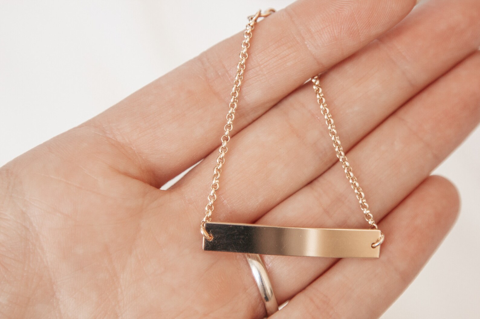 Personalized Bar Bracelet Custom Jewelry Personalized - Etsy