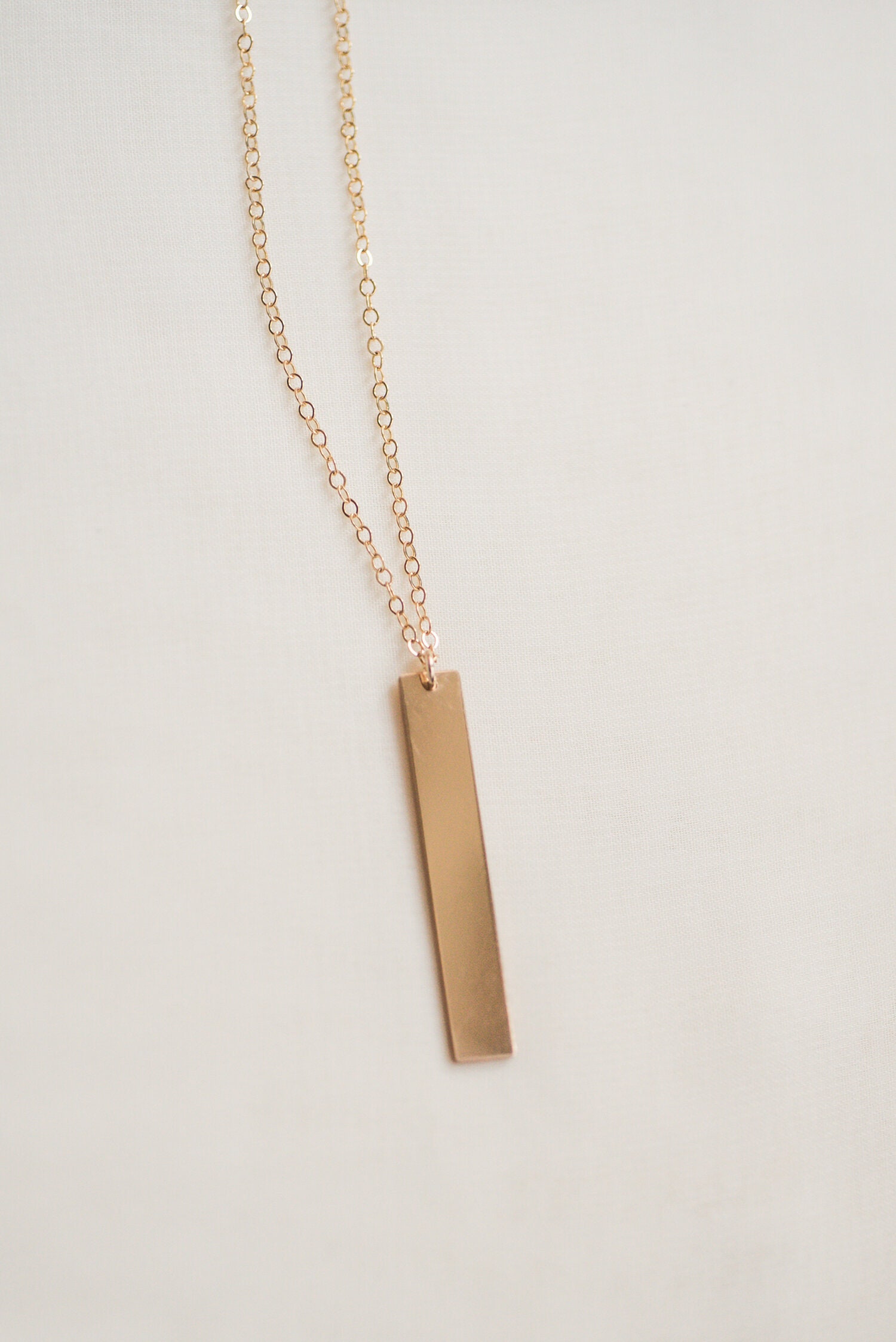 Personalized Bar Necklace Custom Jewelry Personalized | Etsy