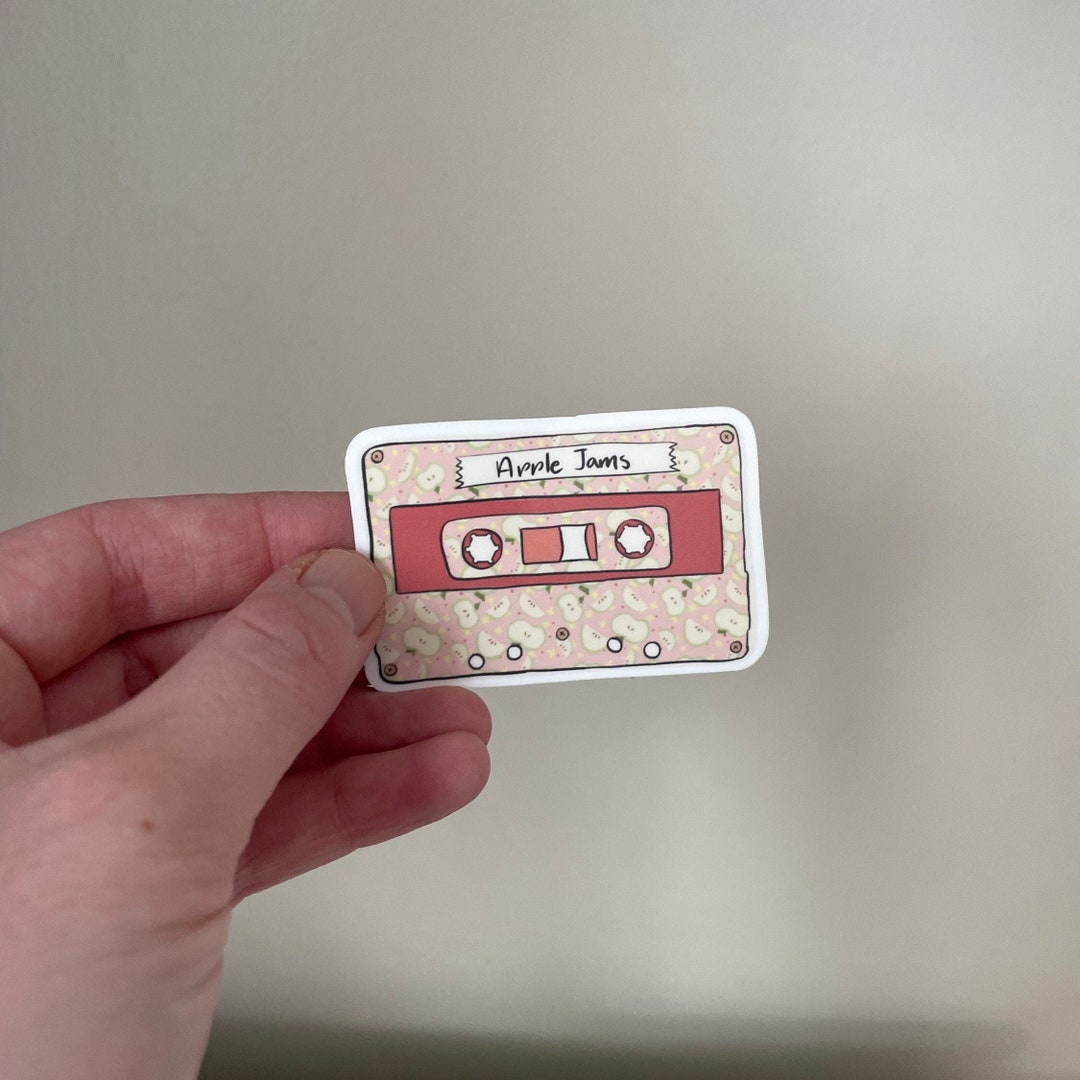 Apple Jams Sticker Cassette Tape Sticker Laptop Sticker Water Bottle ...
