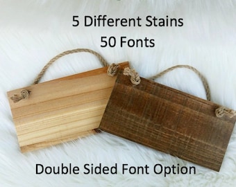 Hanging Wood Sign | Etsy