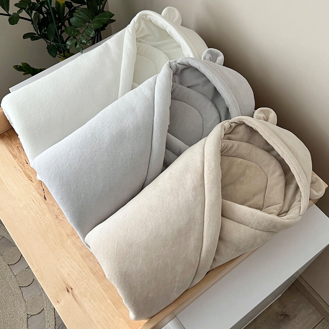 Envelope Blanket for Newborn, Baby Blanket From Cotton Fabric, Baby ...