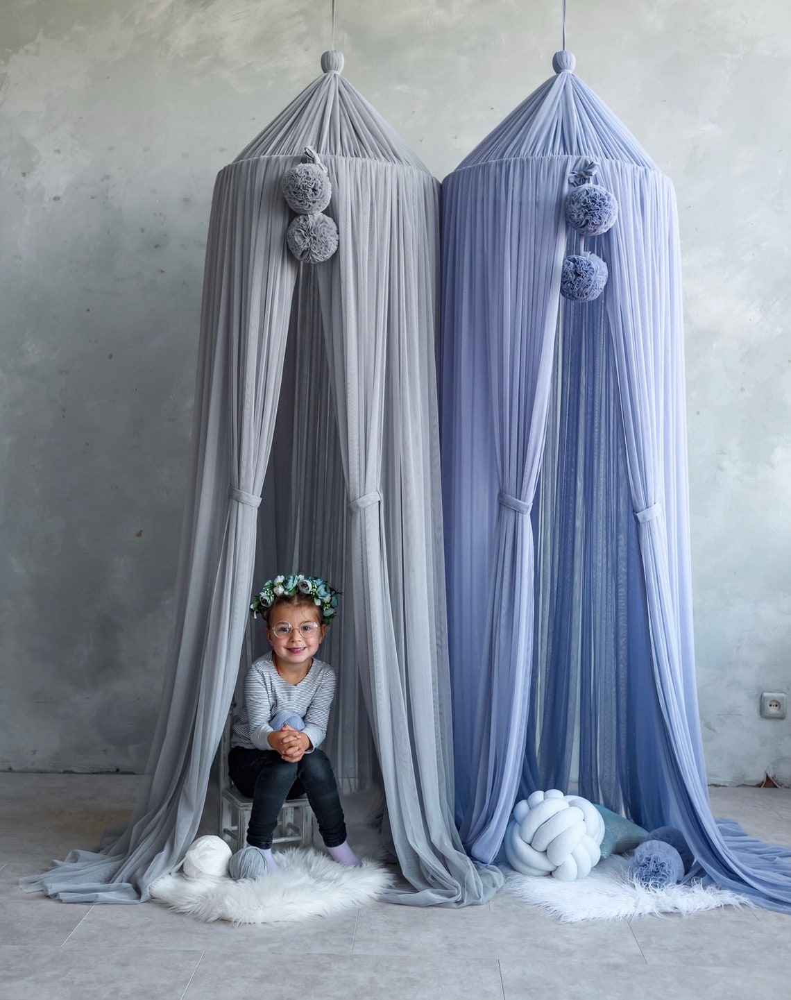 Play Canopy for Girl Girl Canopy Bed Nook Baldachin Play | Etsy