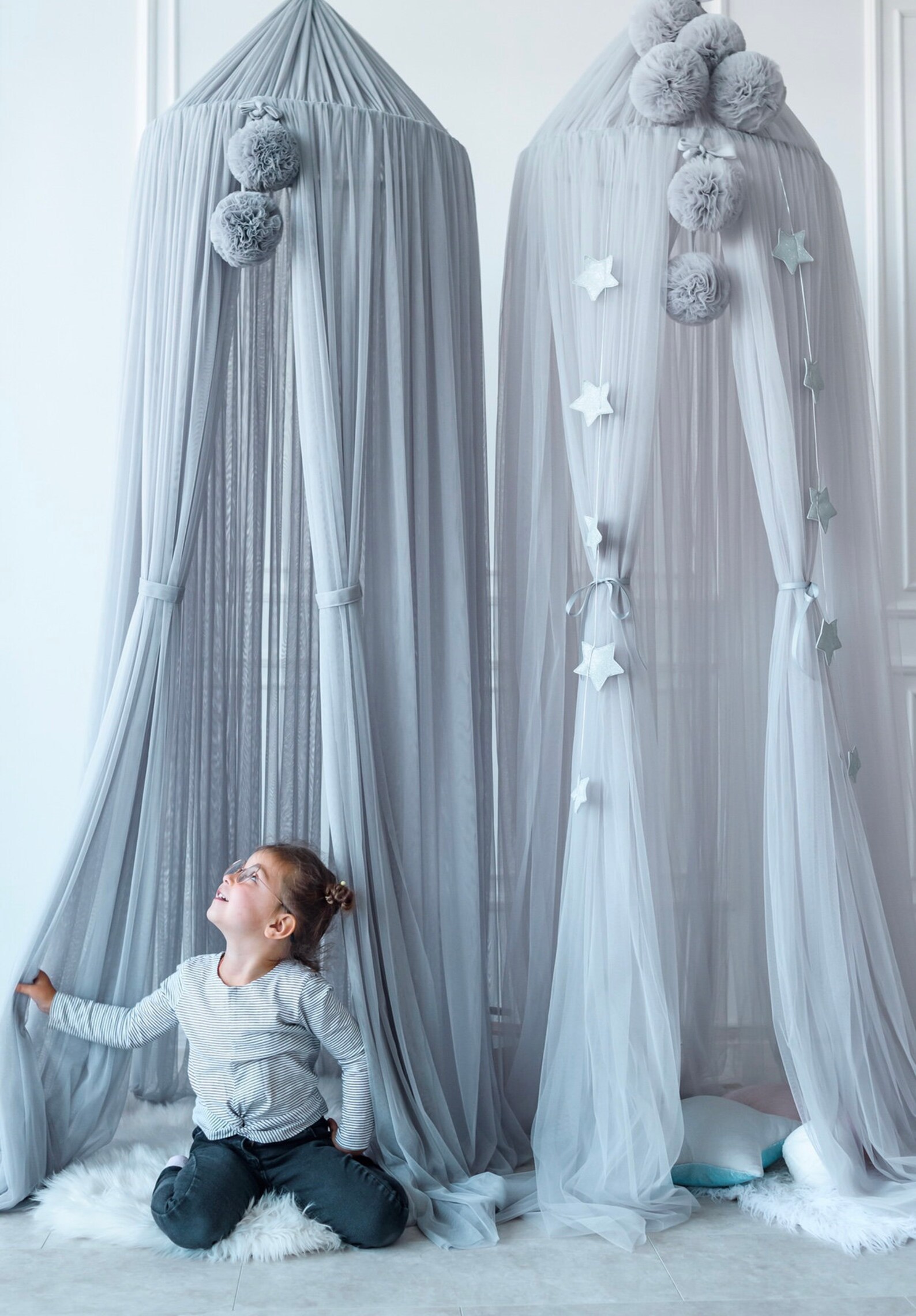 Play Canopy for Girl Girl Canopy Bed Nook Baldachin Play | Etsy