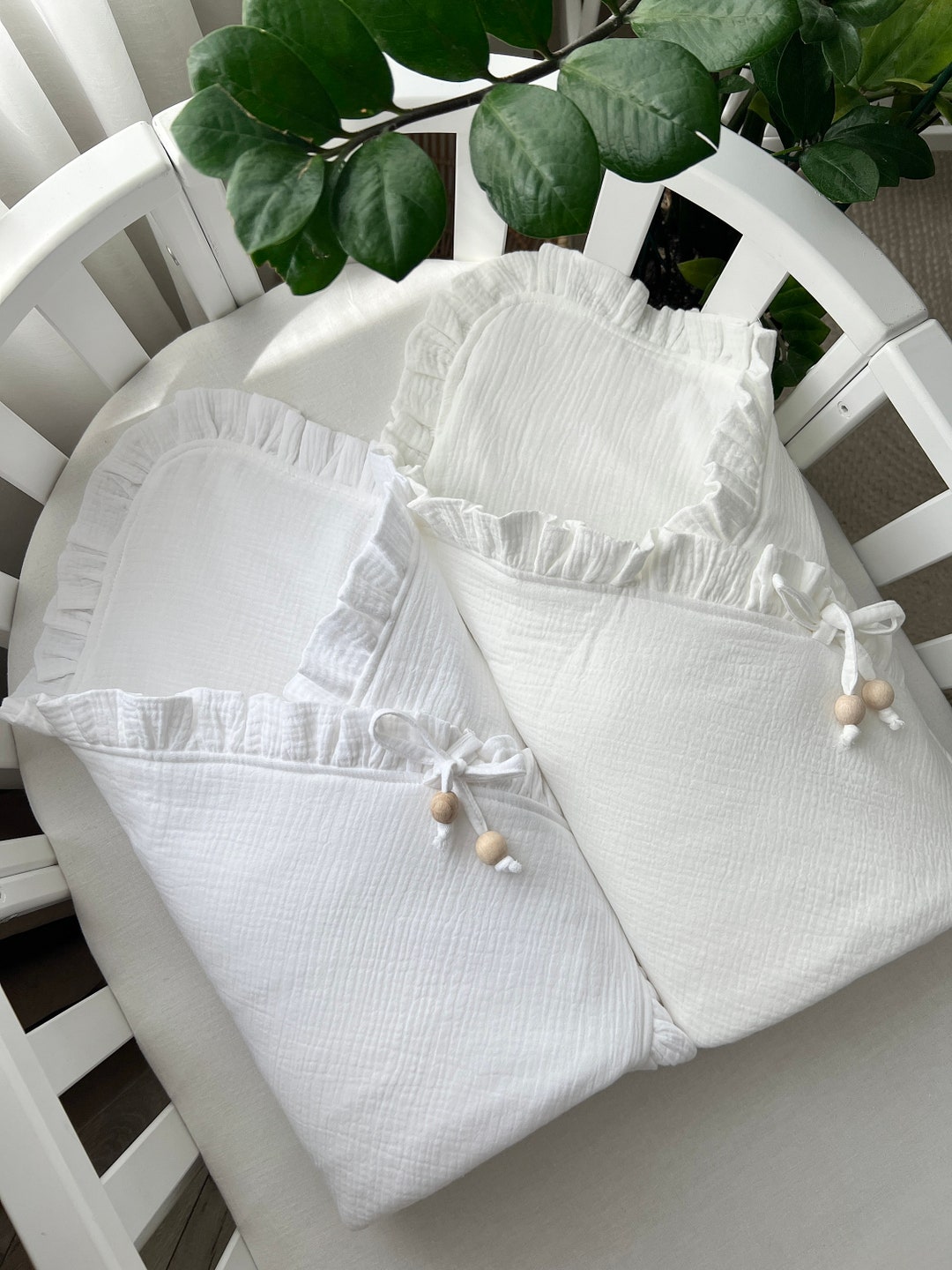 Envelope Blanket for Newborn, Muslin Baby Envelope Blanket, Cotton ...