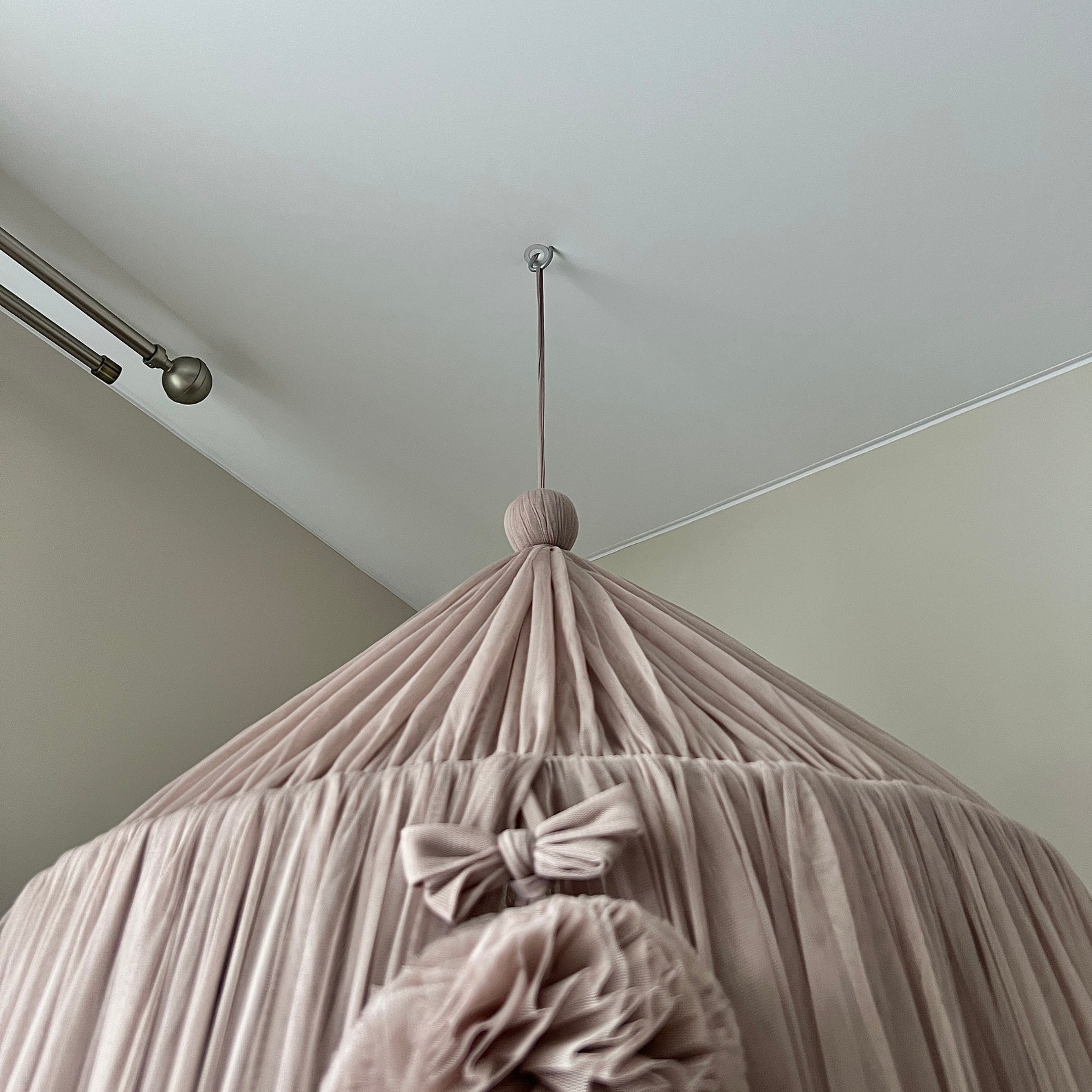 Cocoa Cappuccino Crib Canopy, Kids Bed Canopy, Soft Play Tent, Crib ...