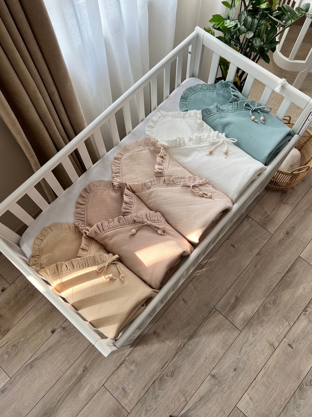 Envelope Blanket for Newborn, Muslin Baby Envelope Blanket, Cotton ...