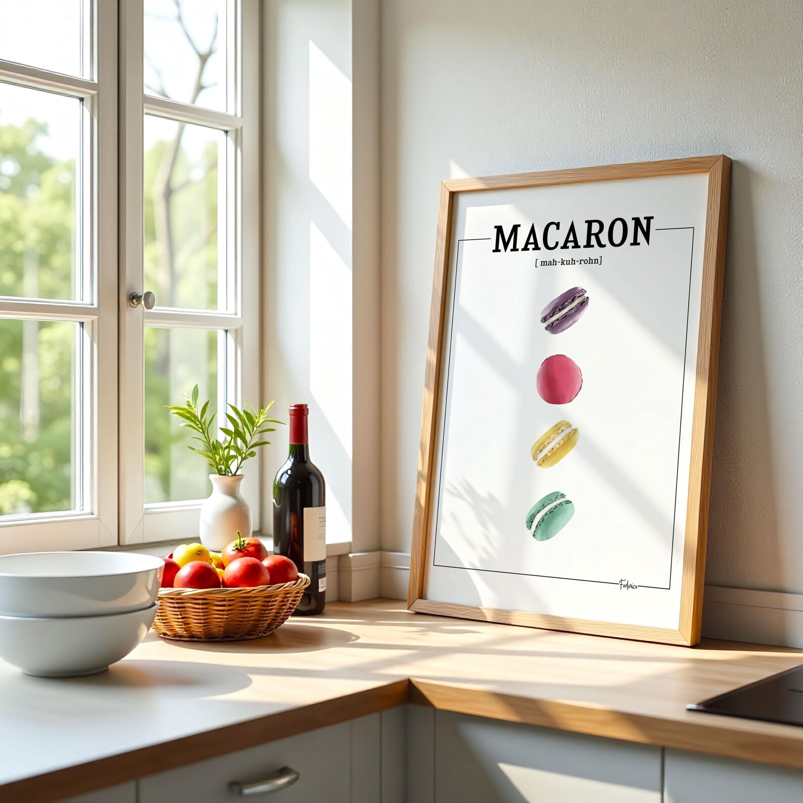 Macaron Art Print | Digital Download - Etsy