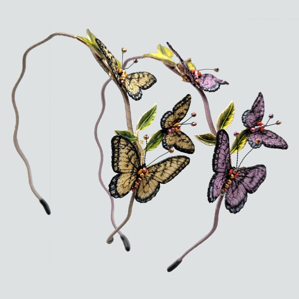 Butterfly Headbands - Etsy