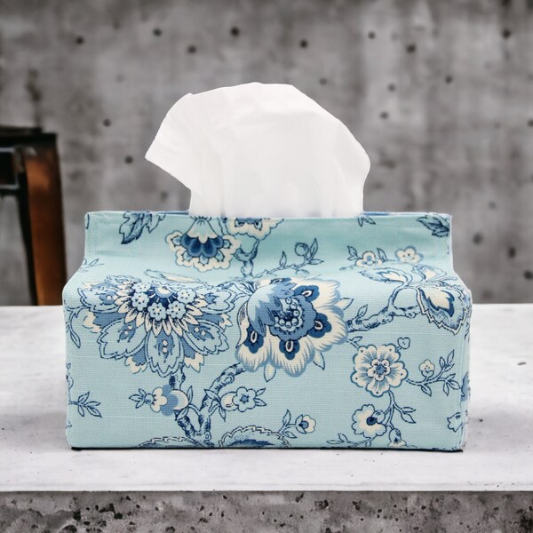 Linen Tissue Box Cover - Etsy