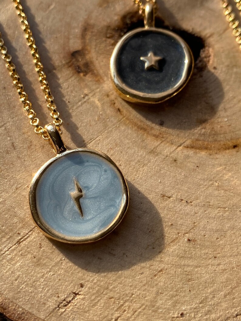 Trendy Pendant Thunder Necklace Gift for Her Love Valentine's Day - Etsy