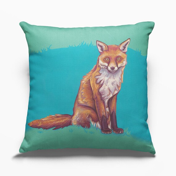 Home & Living Home Décor Woodland Creature Fox cushion Decorative ...