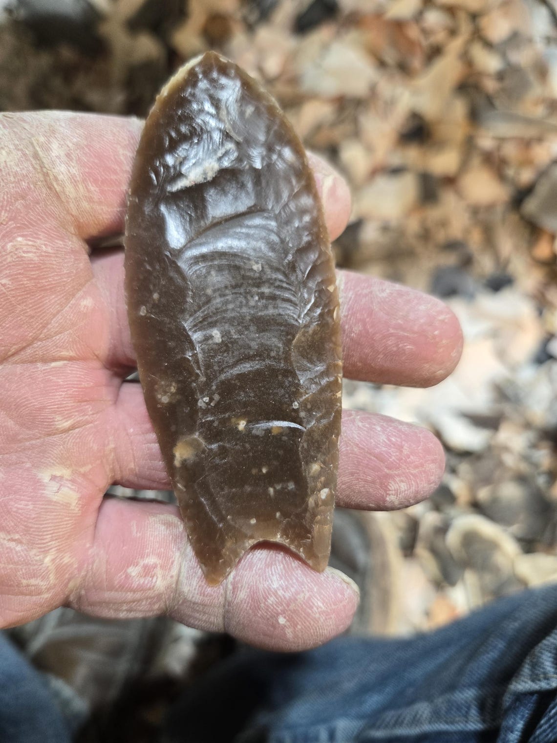 A Really Nice 4 Inch Saint Louis Style Clovis Point Made From ...