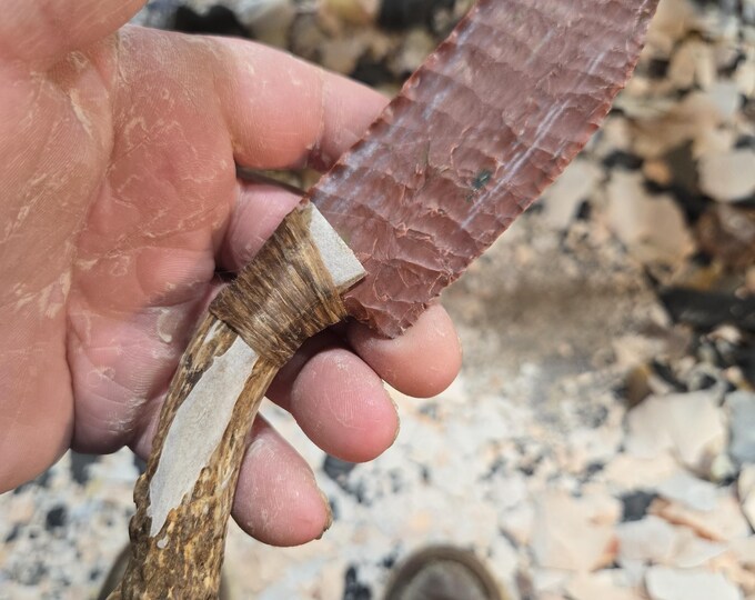 A 9 Inch Knife With a 51/2 Inch Blade Made From Fancy Jasper - Etsy
