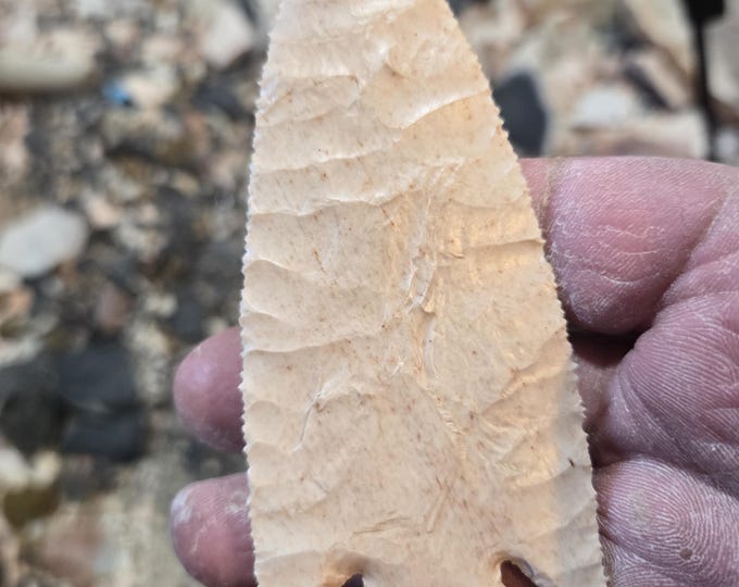 A Really Nice 4 1/2 Inch Hardin Point Made From Peoria Chert From ...